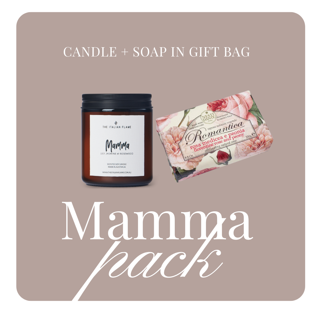 Mamma Candle + Soap in Gift Bag